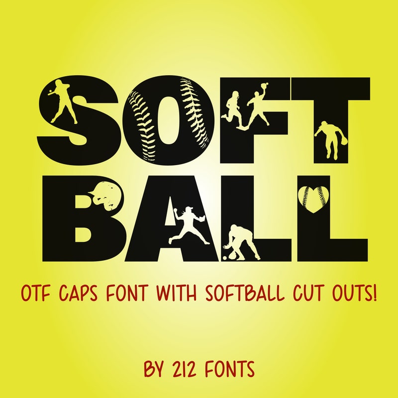 Softball Letters - Etsy