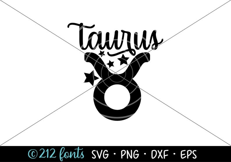 Taurus Constellation Clip Art Taurus Symbol Png Jpg and SVG - Etsy