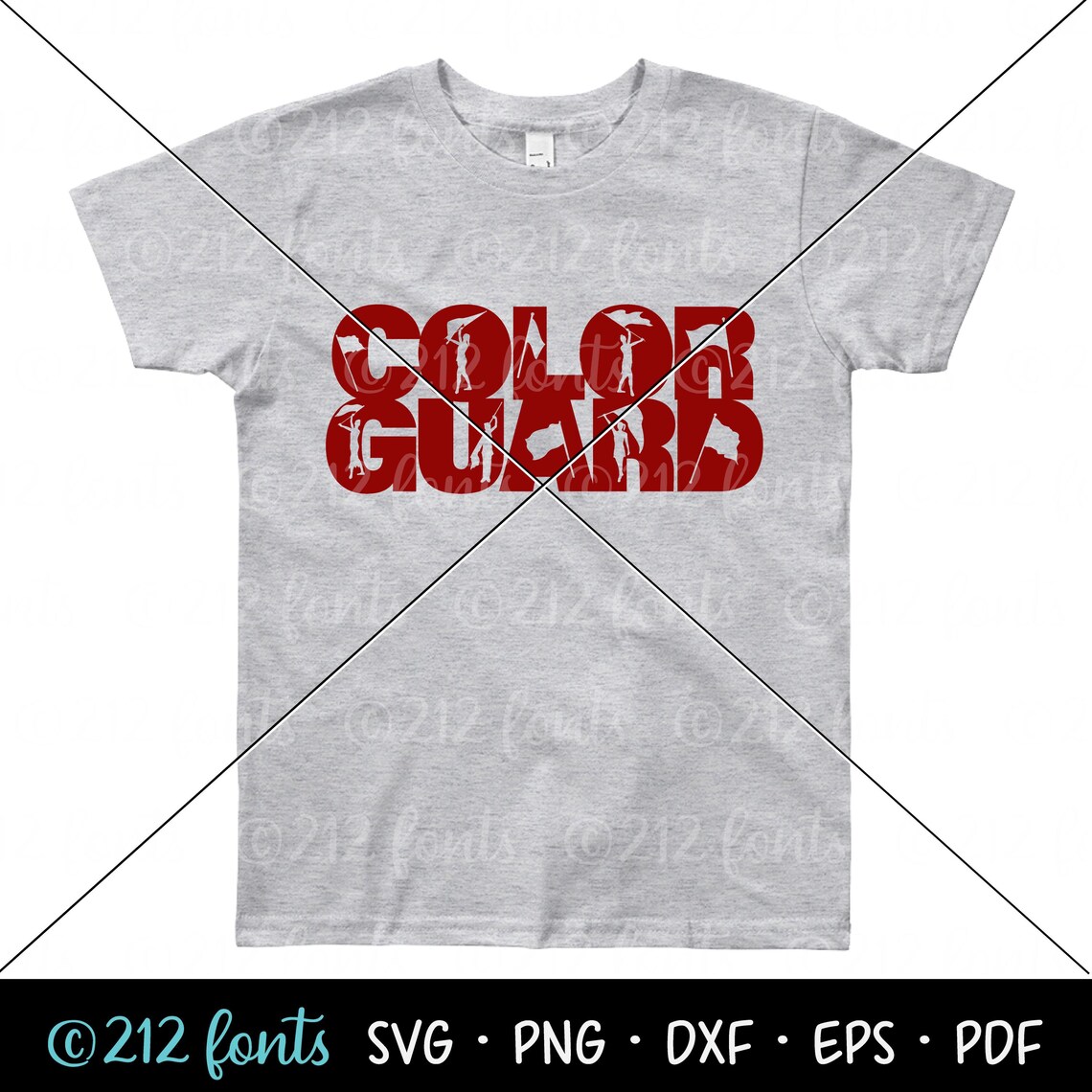 Color Guard Word Art: Flag Team Graphics (digital Files) - Etsy