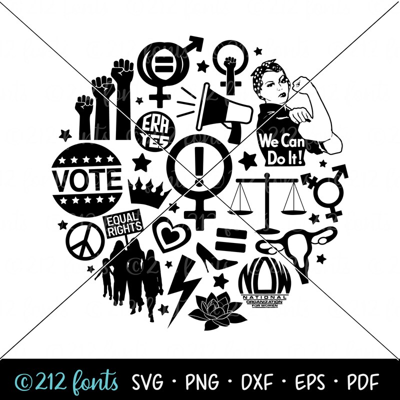 Womens Empowerment Icons - Etsy