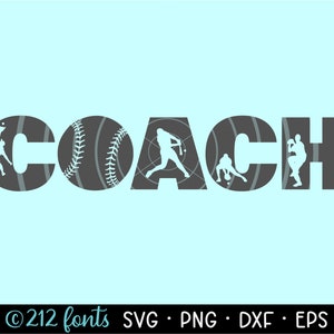 Baseball Coach SVG Baseball Coach Clip Art Baseball Png Jpg - Etsy
