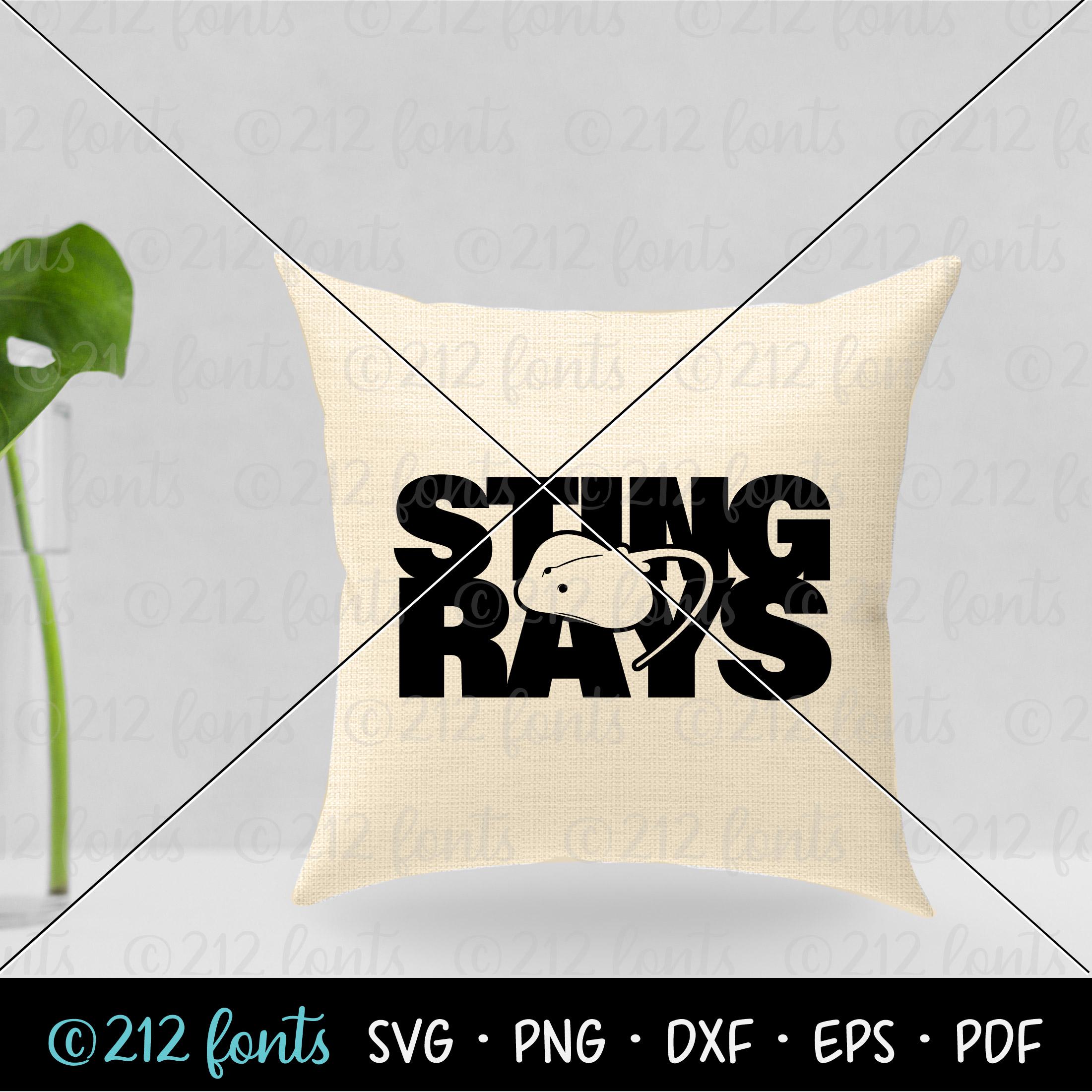 Stingrays Mascot SVG Graphics Pack: School Team Art (digital Files) - Etsy