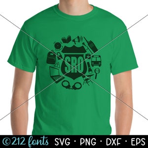 School Resource Officer Graphic, SRO SVG, Hall Monitor Art (digital ...