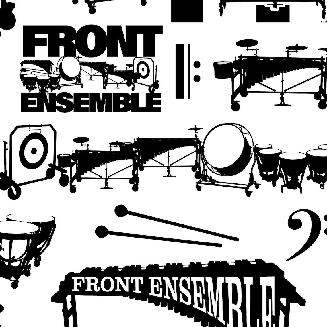 Pit Percussion Clip Art, Front Ensemble Png, Jpg Svg Format, Marching ...