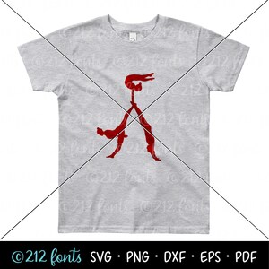Acro Silhouette SVG Pack Acrobatics Gymnastics Png, Jpg Svg Format ...