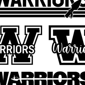 Warriors Mascot SVG Pack, Warriors School Png, Warriors Mascot Art ...