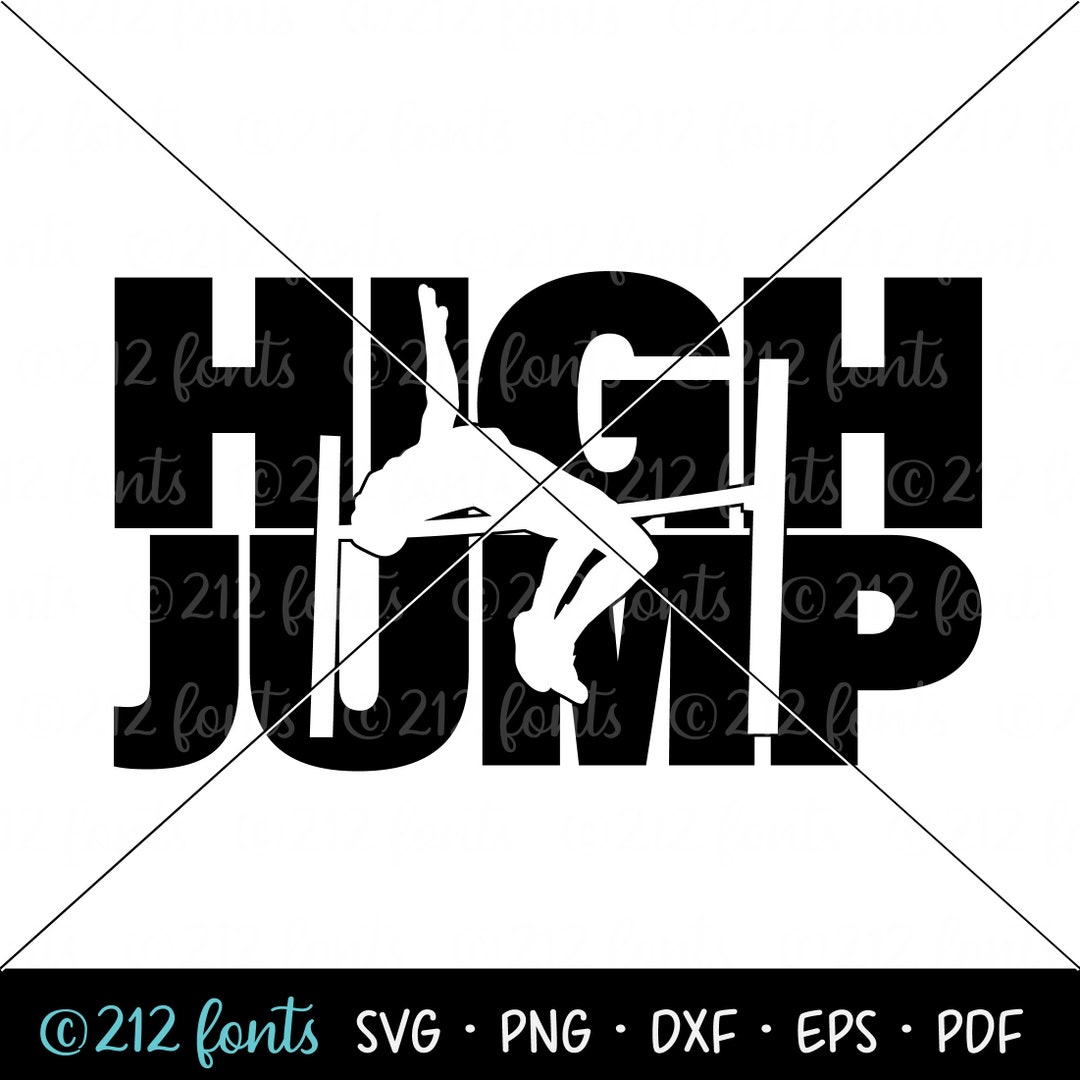 High Jump Clip Art Track and Field High Jumper Png Jpg Svg Format ...