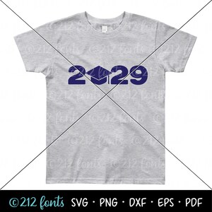 Class of 2029 Grad Clip Art SVG, Graduation PNG Jpg Eps, 2029 Graduate ...