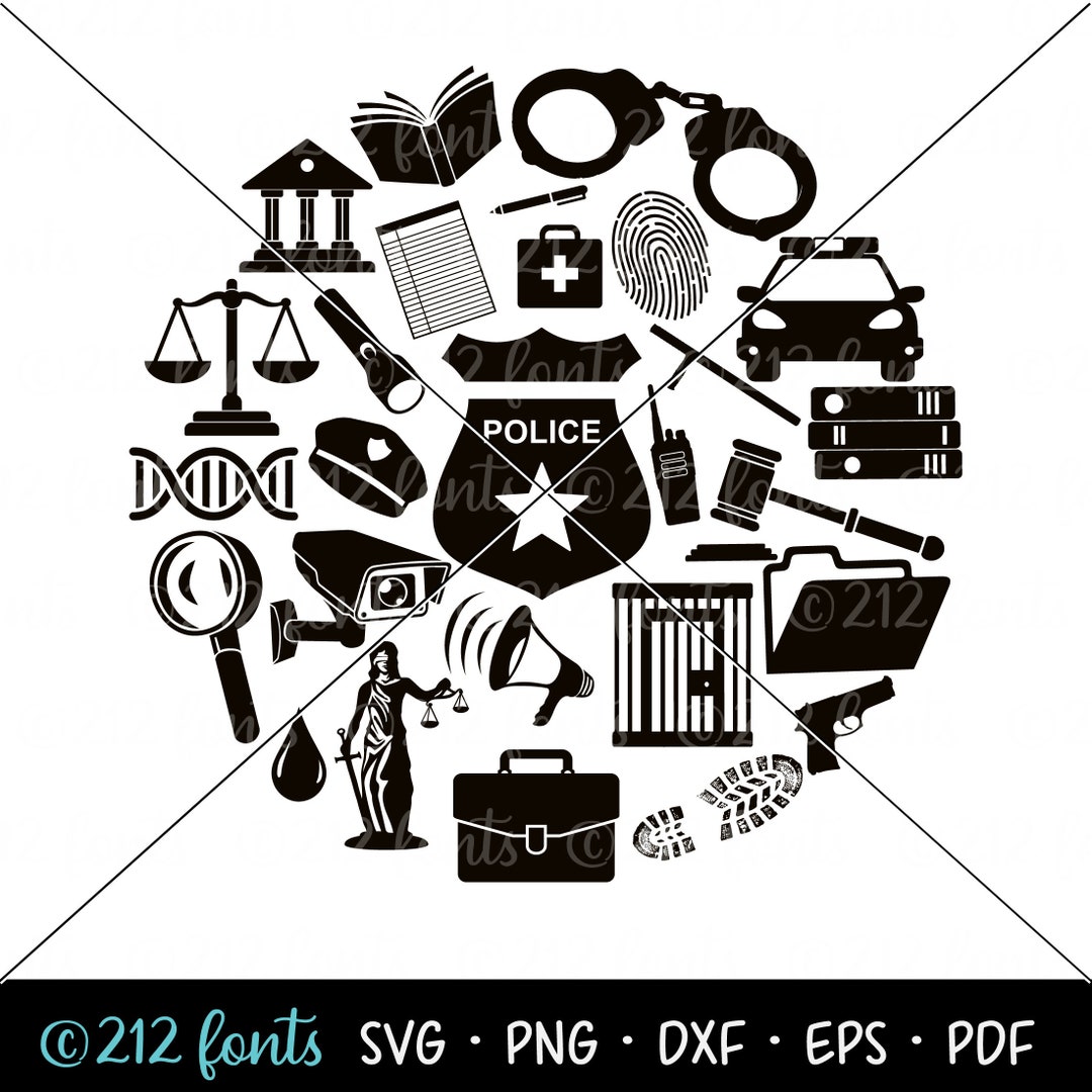 Law Enforcement Officer SVG, Police Png Criminal Justice Vector ...