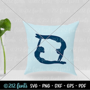 Acro Silhouette SVG Pack Acrobatics Gymnastics Png, Jpg Svg Format ...