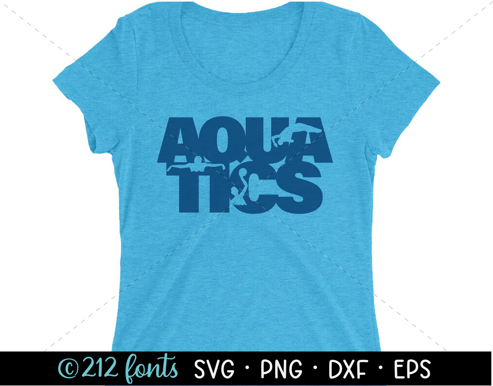 Aquatics Club Graphics, Swim Dive Water Polo SVG (digital Download) - Etsy