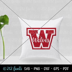 Wolves Mascot SVG Graphics Pack: School Team Clipart (digital Download ...