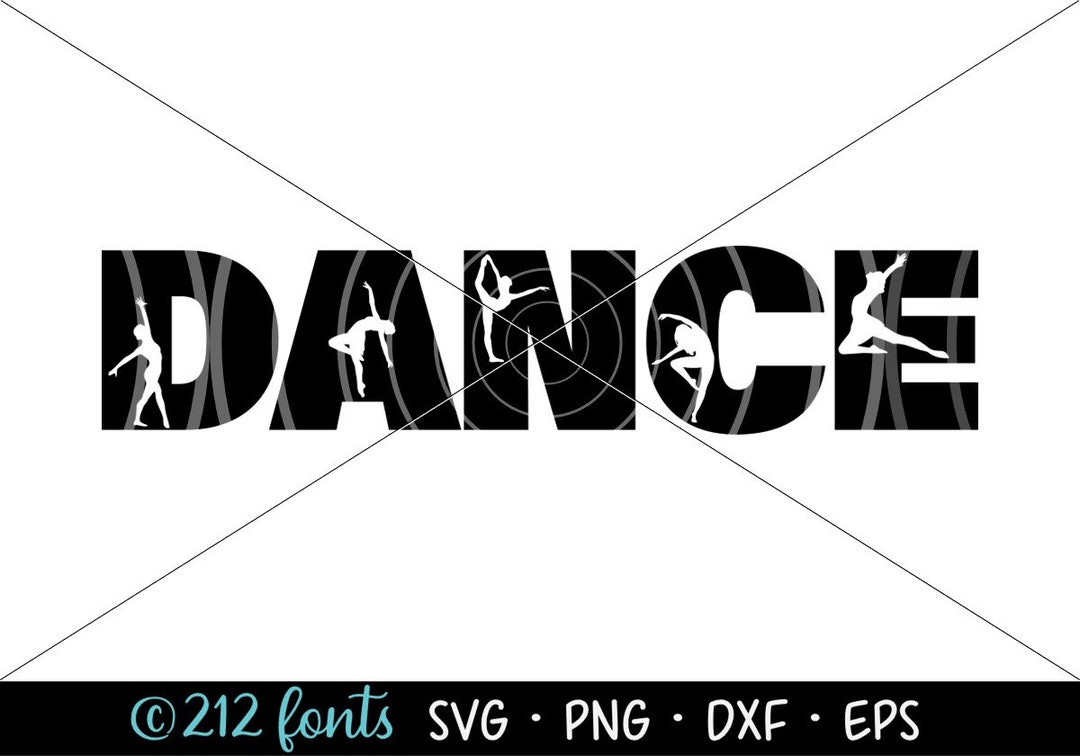 Dance Word Art SVG Dancer Png Jpg Svg Format Digital Dance - Etsy