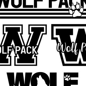 Wolf Pack Mascot SVG, Wolfpack School Png, Wolf Pack Svg, School Mascot ...