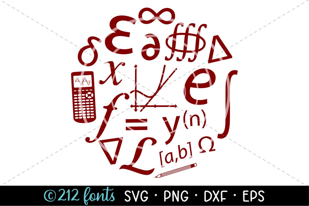 Calculus SVG Calculus Teacher Png Mathematics Svg Digital - Etsy