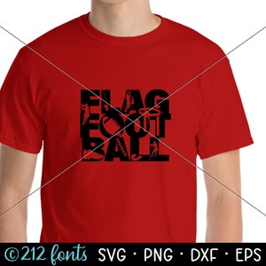Flag Football Word Art SVG: Coach Graphics (digital Download) - Etsy