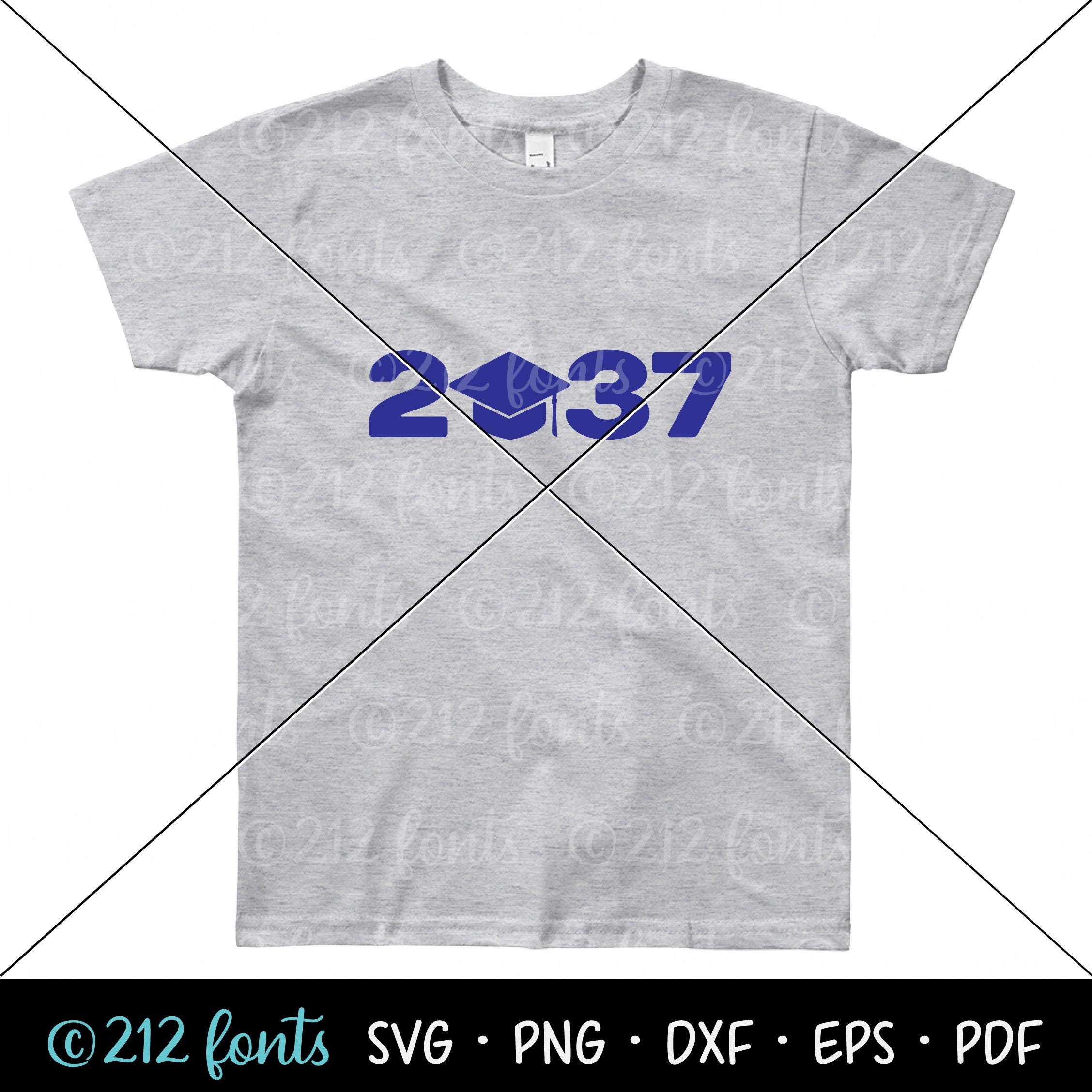 Class of 2037 Graduation SVG: Senior Year Graphics (digital Download ...