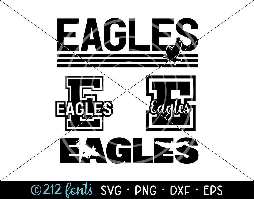 Eagles Mascot SVG, Eagles School Png, Eagles Svg, School Mascot Art ...