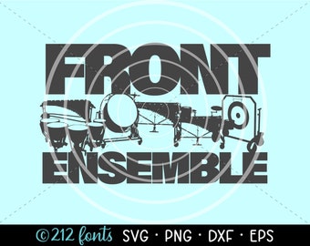 Front Ensemble Svg - Etsy