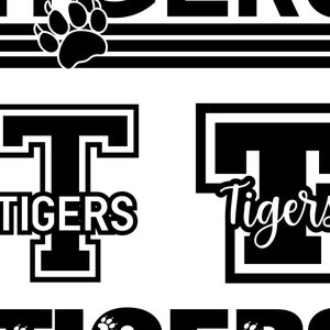 Tigers Mascot SVG, Tigers School Png, Tigers Svg, School Mascot Art ...