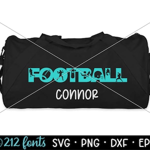 Football Word Clip Art Svgs, Football PNG Jpg Eps, Digital Football ...