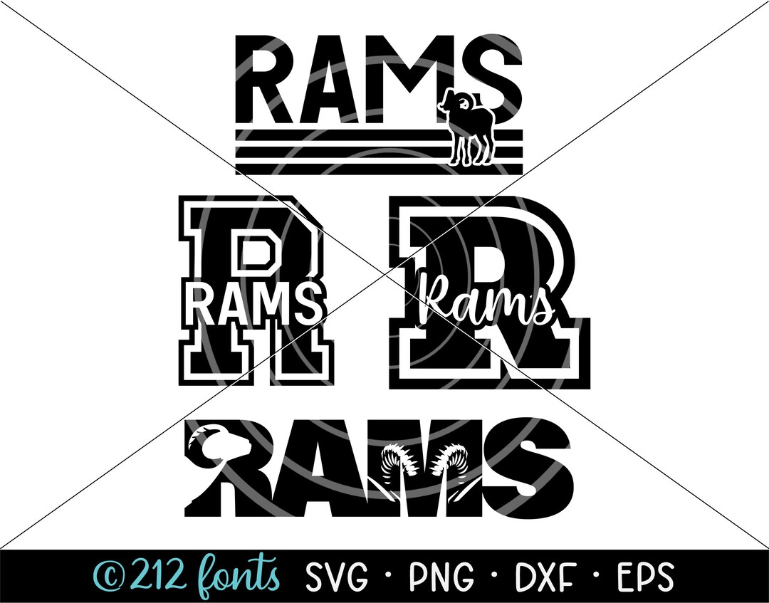 Buy Rams Mascot SVG Pack, Rams School Png, Rams School Mascot Art ...