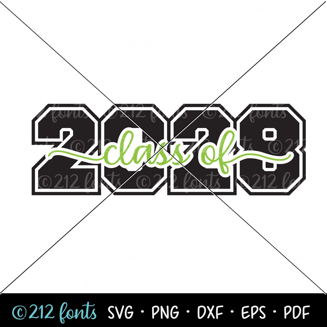 Class of 2028 Grad Clip Art SVG, Graduation PNG Jpg Eps, '28 Year ...