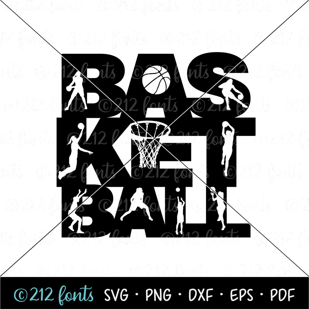 Girls Basketball SVG: Women's Bball Word Art (digital Download) - Etsy