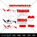 Indonesia Flag and Country Svg Pack, Indonesia SVG, Indonesia Maps ...