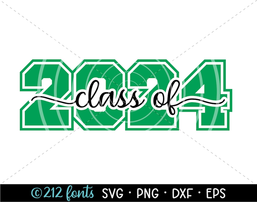 Class of 2024 Grad Clip Art SVG Graduation PNG Jpg Eps 2024 - Etsy