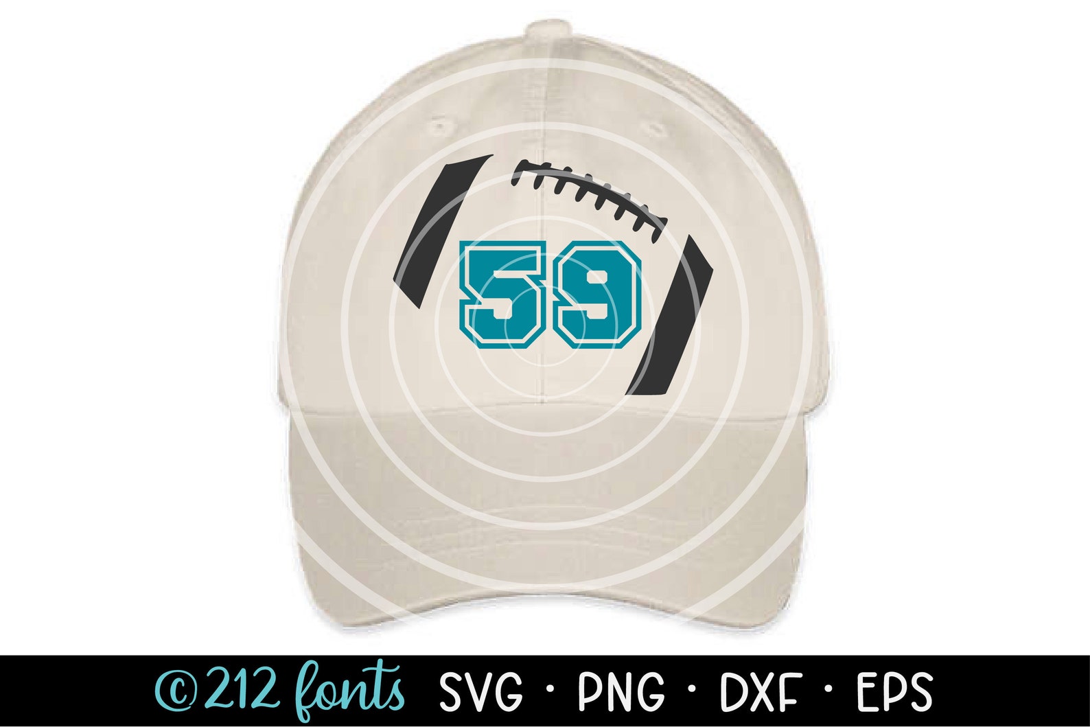 Football Laces & Numbers Clip Art Svgs Football PNG Jpg Eps - Etsy
