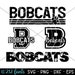 Bobcats Mascot SVG, Bobcats School Png, Bobcats Svg, School Mascot Art ...