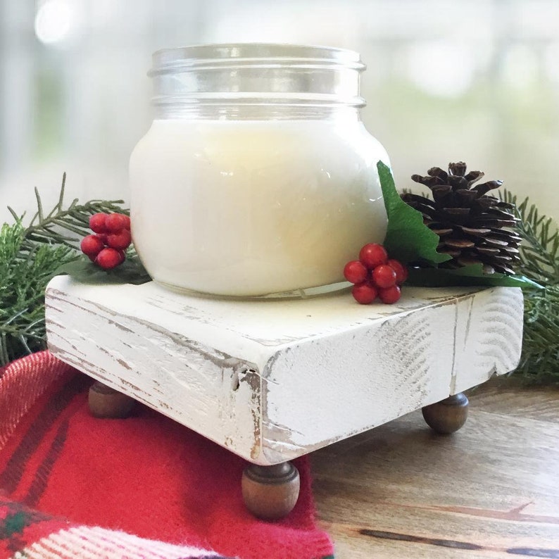 Wood Pedestal Riser Mini Wood Riser Candle Tray - Etsy