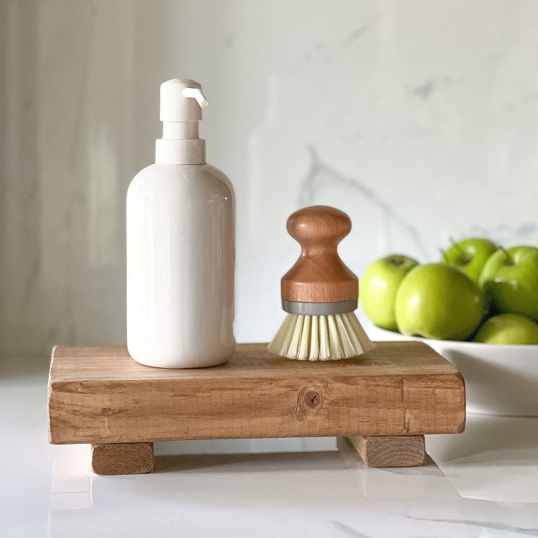 Soap Tray Pedestal, Kitchen and Bathroom Decor, Soap Holder or Makeup ...