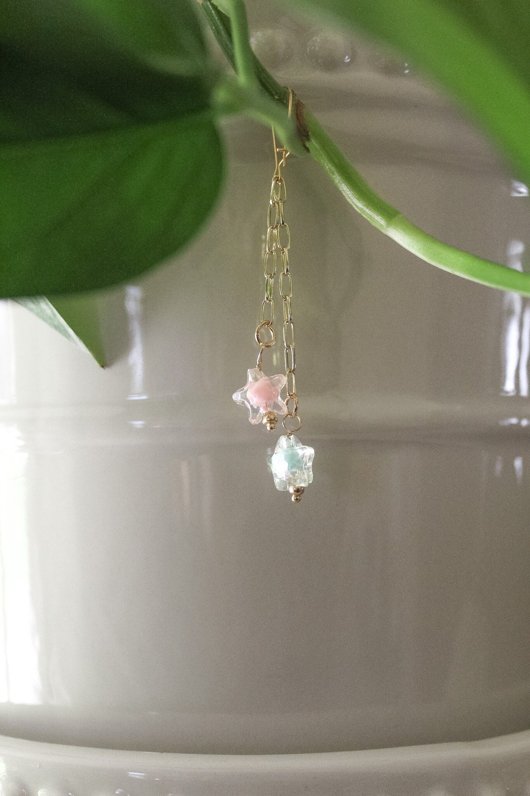 Suncatcher Plant Charm, Celestial Charm, Plant Accessories, Hanging ...