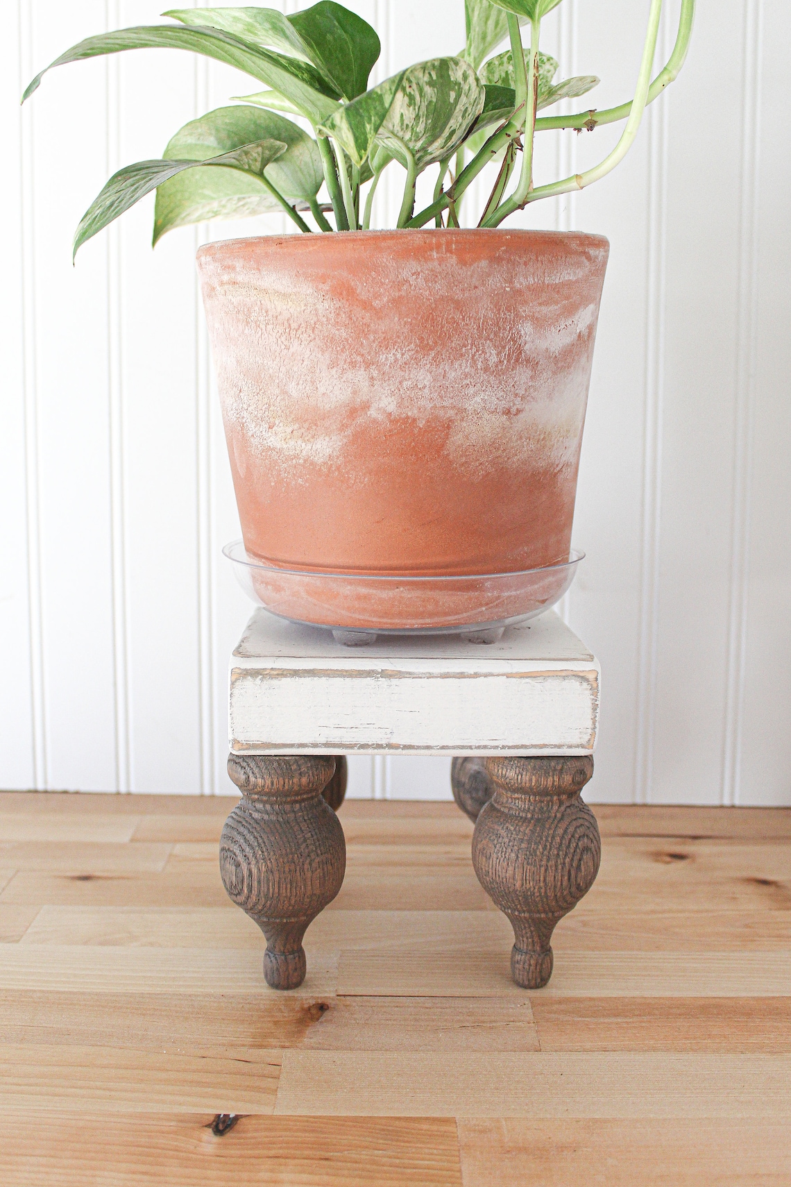 Wood Pedestal Riser Modern Farmhouse Tray Plant Stand Candle - Etsy Sweden