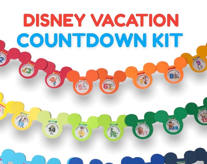 Days til Disney Countdown Sign - Etsy