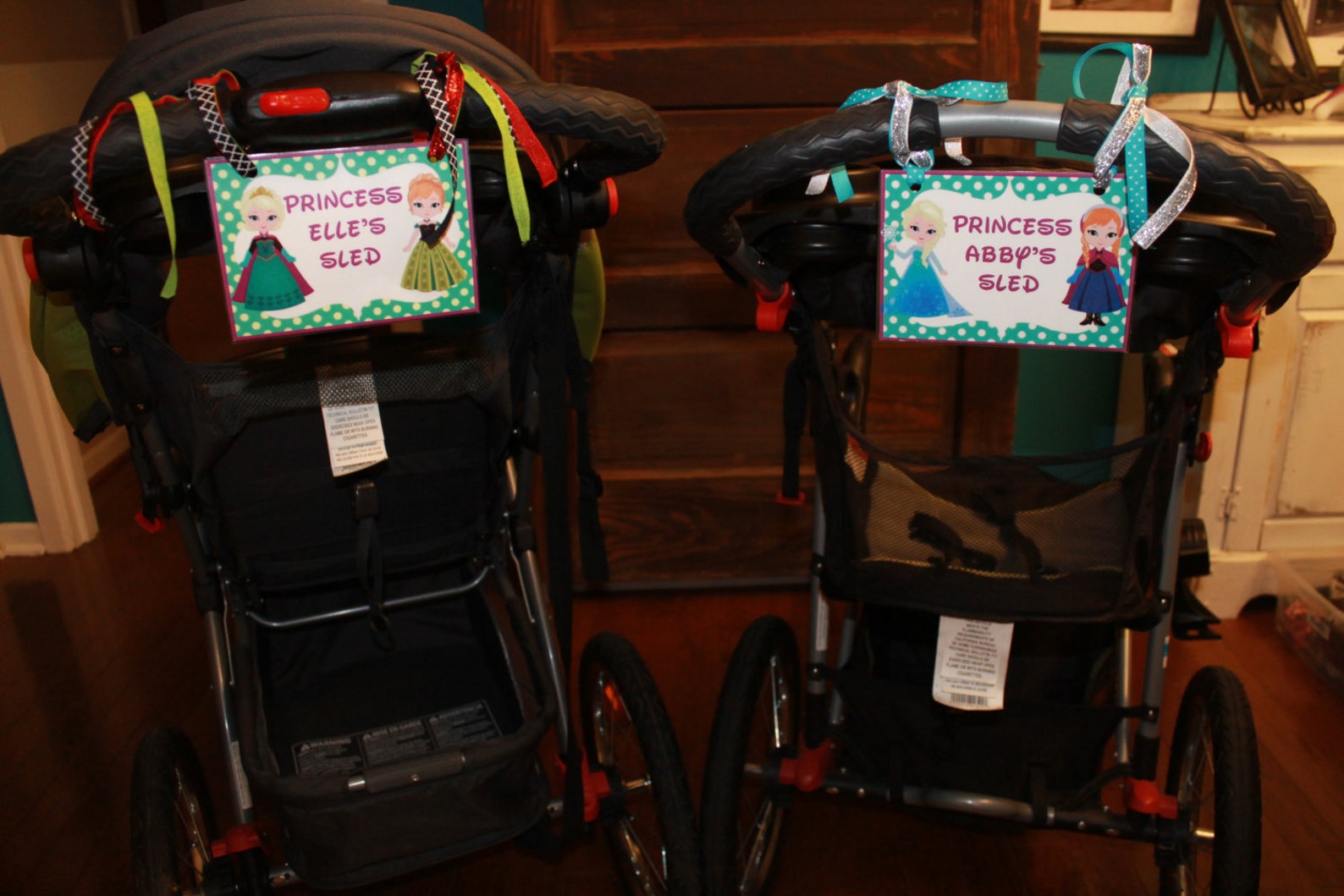 Stroller Tag Custom Personalized Frozen Disney Vacation - Etsy