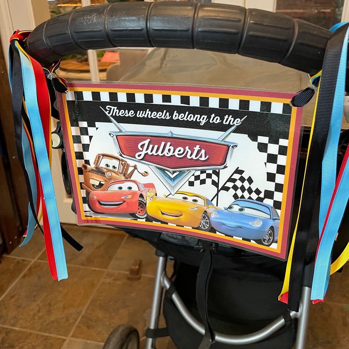 Stroller Tag DIGITAL DOWNLOAD Custom Personalized - Etsy