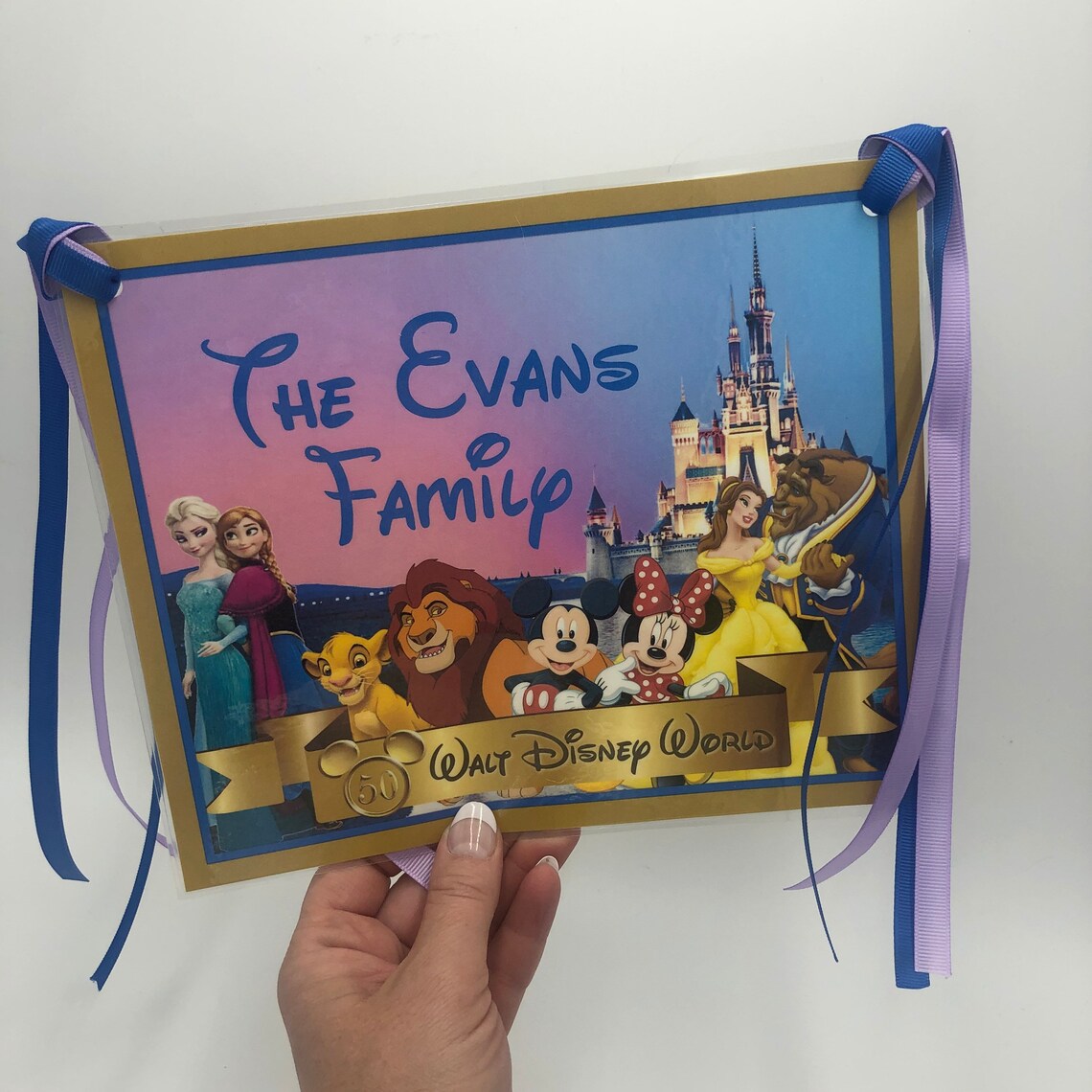 Stroller Tag Custom Personalized Walt Disney World 50th - Etsy