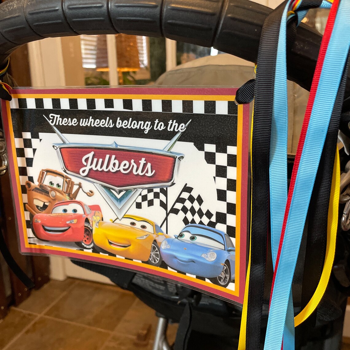 Stroller Tag DIGITAL DOWNLOAD Custom Personalized - Etsy