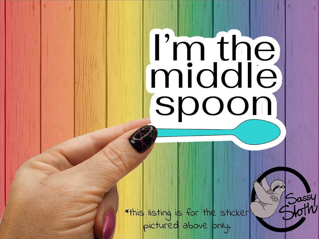 I'm the Middle Spoon | Polyamory Pride | ENM | Polyamory Gifts | Poly ...