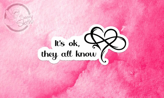 They All Know Sticker Polyamory Sticker Polyam Sticker Polyam - Etsy