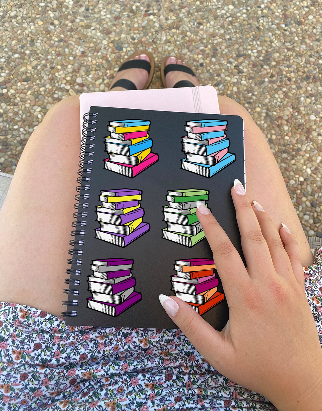 Incognito Pride Book Stack Sticker: Glossy Waterproof Reader Sticker - Etsy