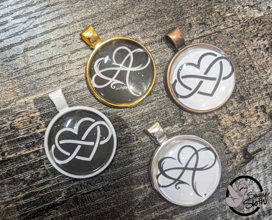 Polyamory Pendant | Infinity Heart Necklace | Polyam Choker | ENM ...