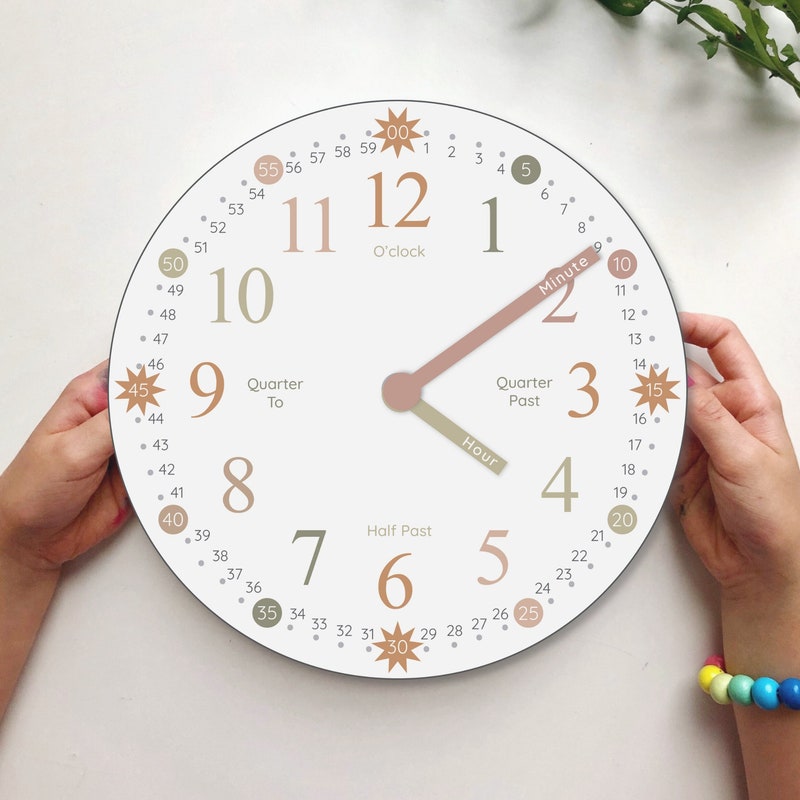 Boho Wall Clock - Etsy