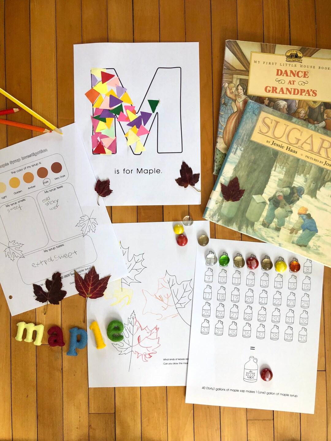Maple Sugaring | Maple Syrup Learning Bundle | Nature Study | Mini Unit ...