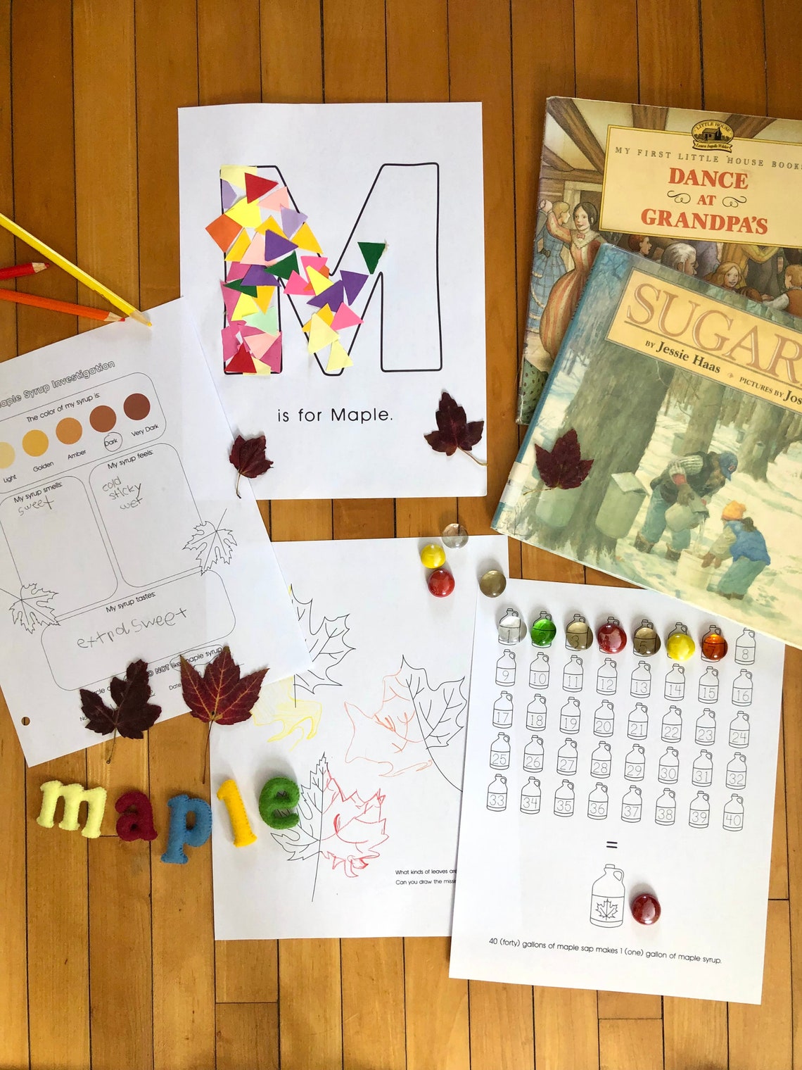 Maple Sugaring | Maple Syrup Learning Bundle | Nature Study | Mini Unit ...