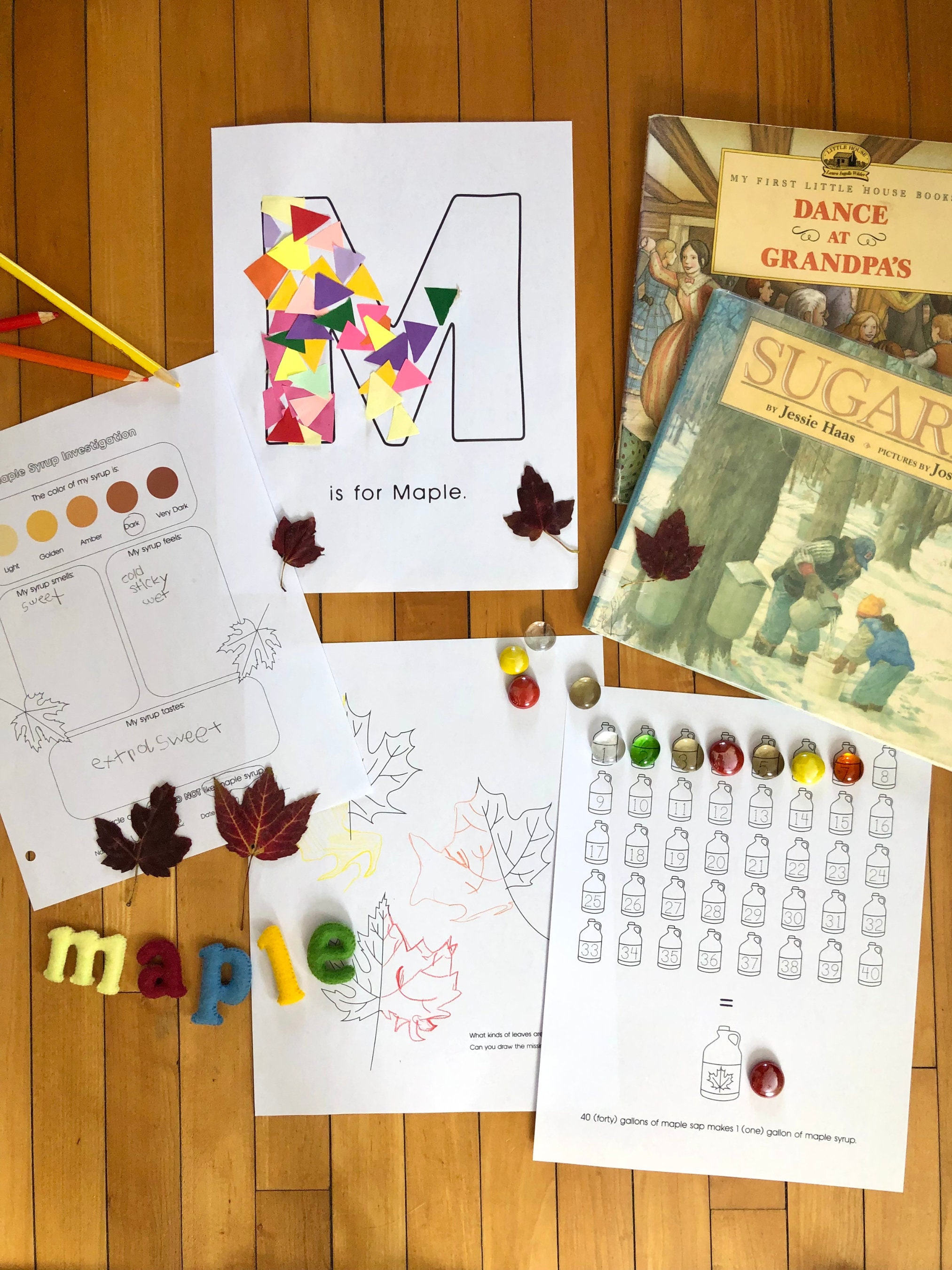 Maple Sugaring | Maple Syrup Learning Bundle | Nature Study | Mini Unit ...