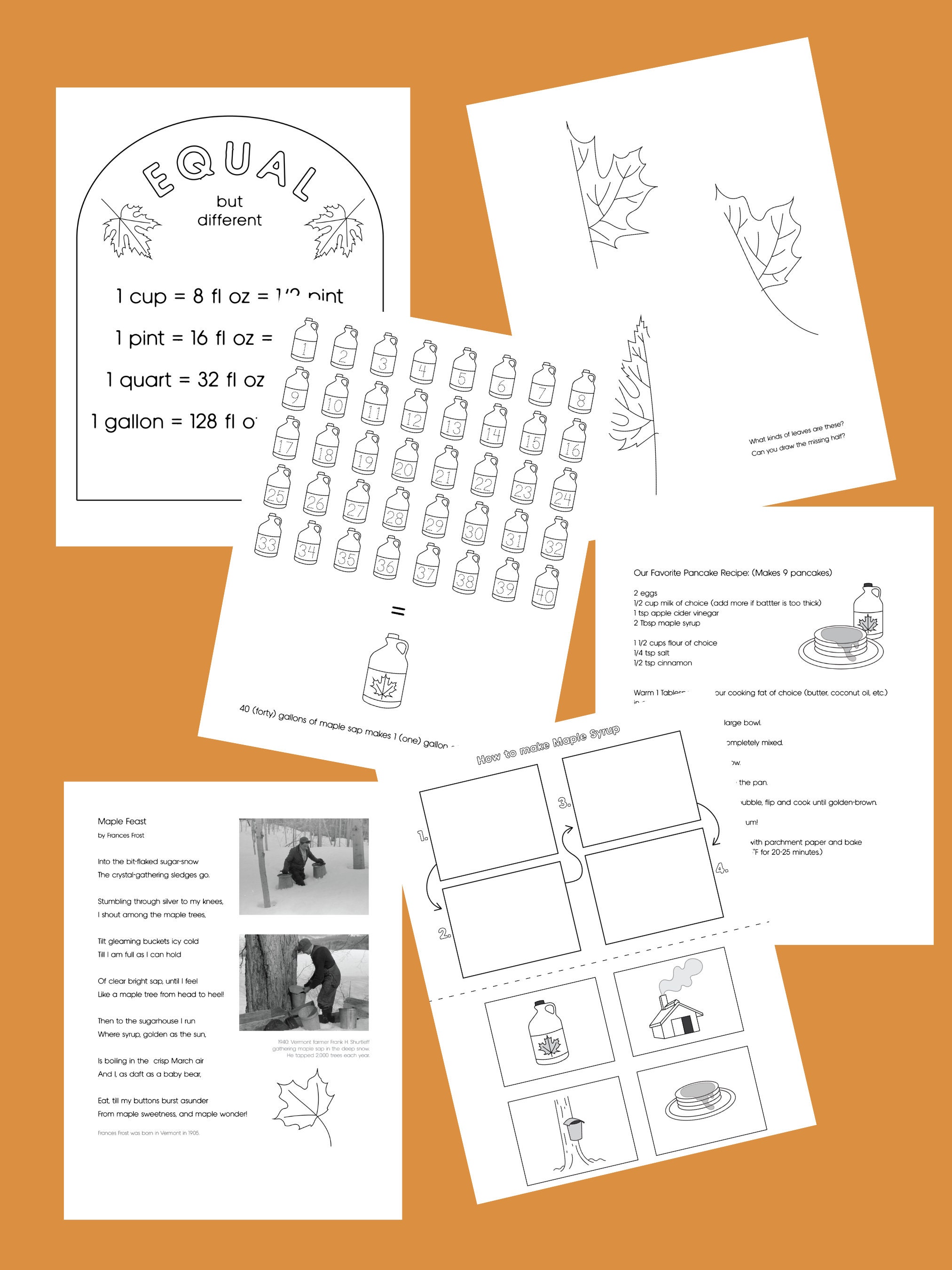 Maple Sugaring | Maple Syrup Learning Bundle | Nature Study | Mini Unit ...